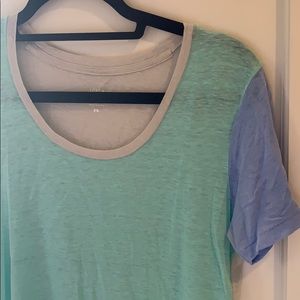 J Crew Linen Tee